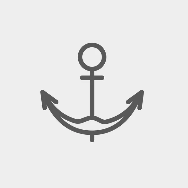 Anchor line icon. Stock Vector by ©VisualGeneration 158279988