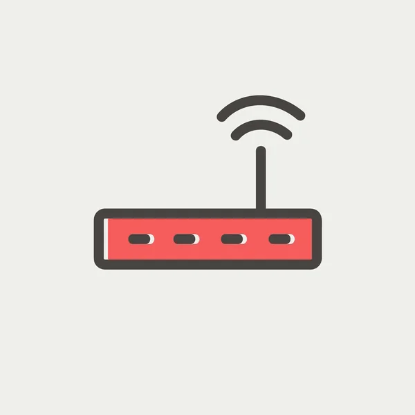 Wifi router modem thin line icon Stock Vector by ©VisualGeneration 74573085