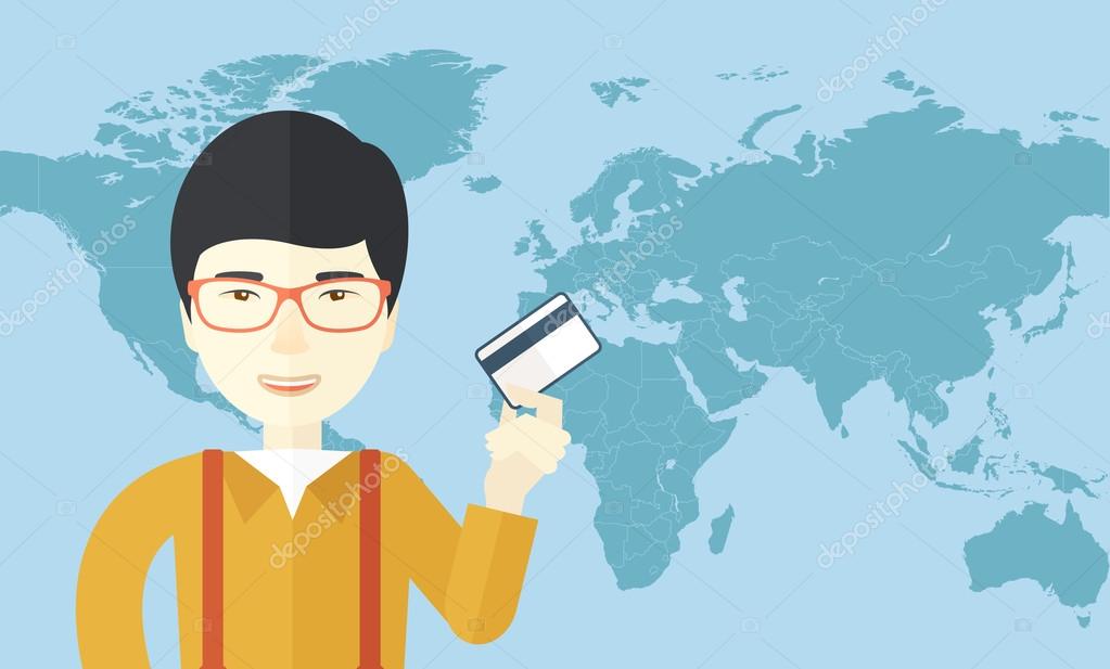 Happy japanese businessman. Stock Vector by ©VisualGeneration 78903868