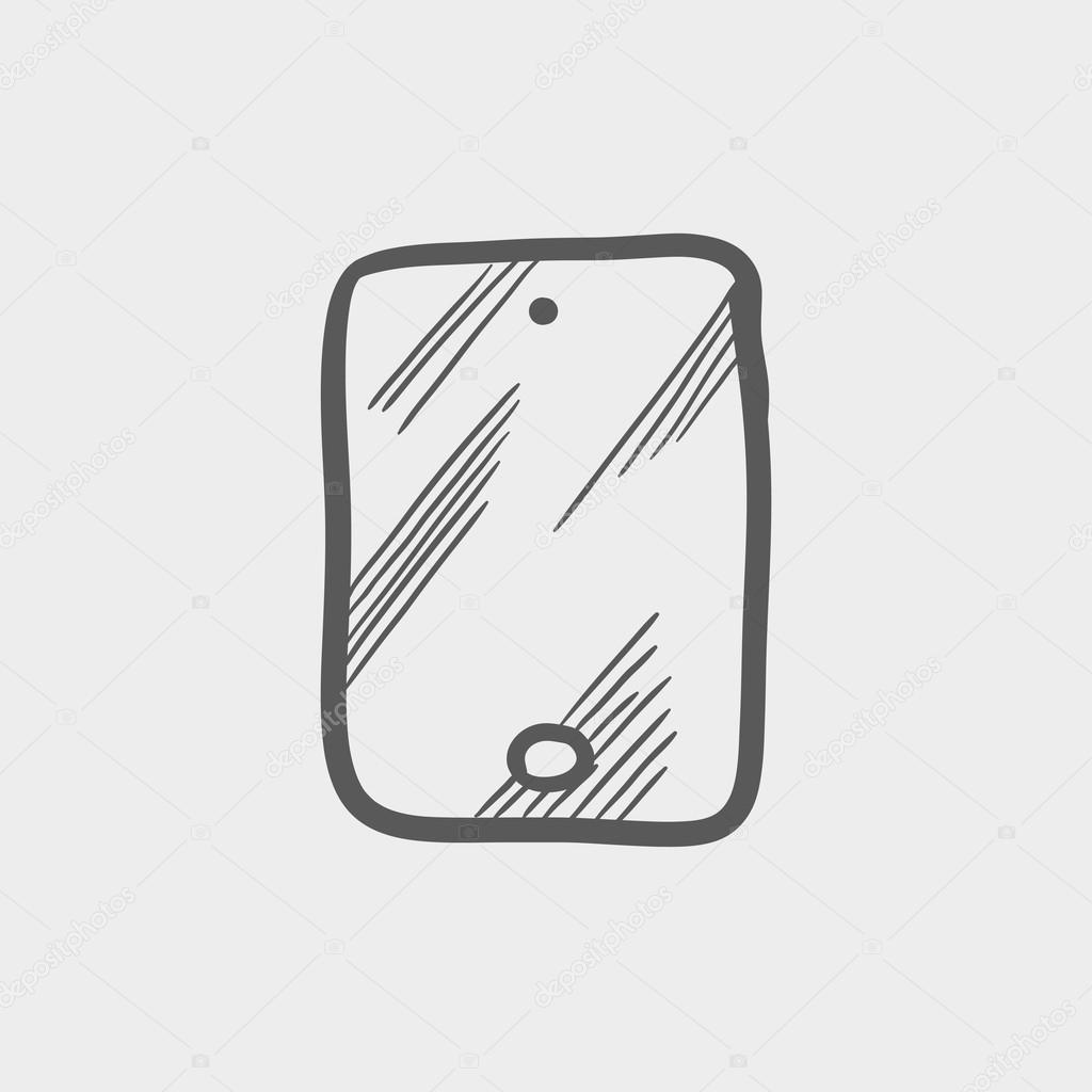 Smartphone sketch icon Stock Vector by ©VisualGeneration 79753764