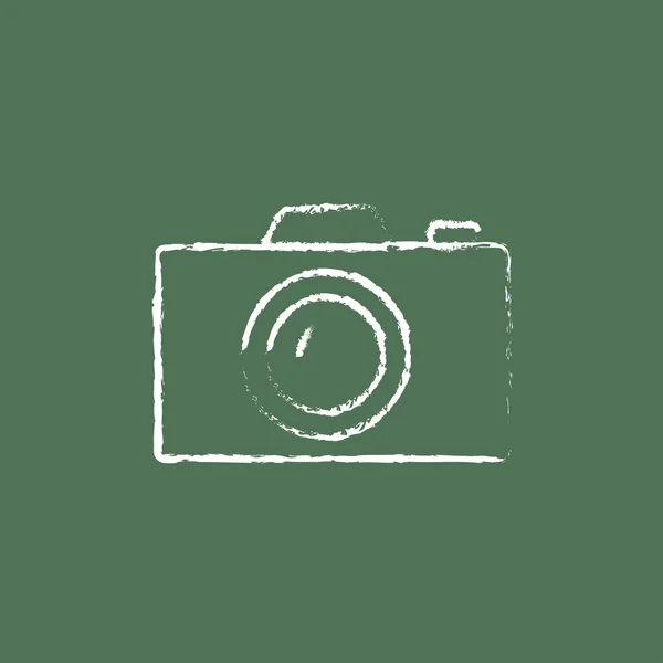 Camera icon drawn in chalk. Stock Vector by ©VisualGeneration 84658164