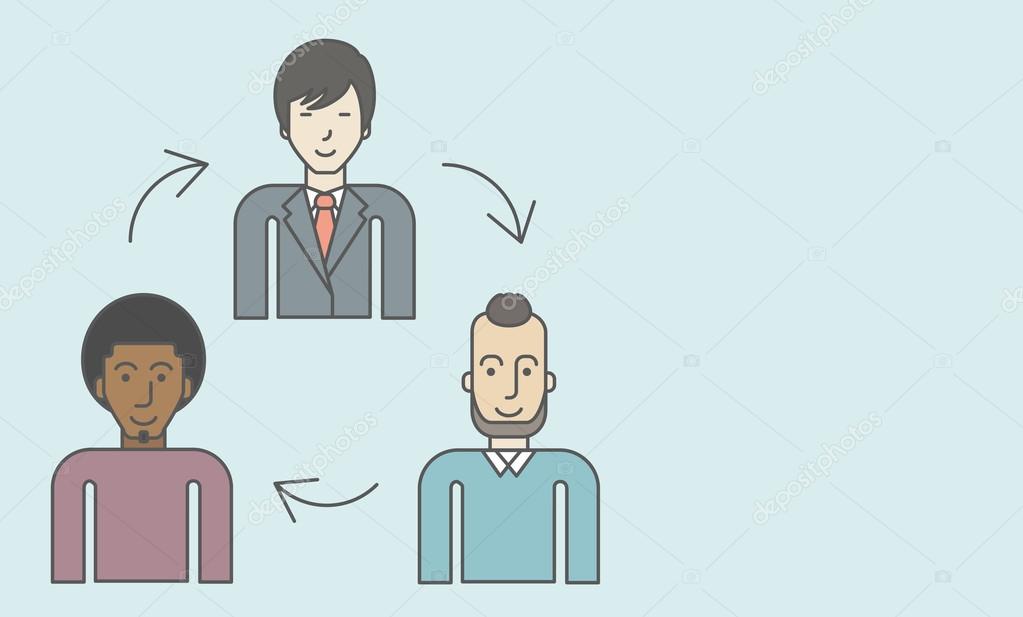 Staff turnover. Stock Vector Image by ©VisualGeneration #85720388