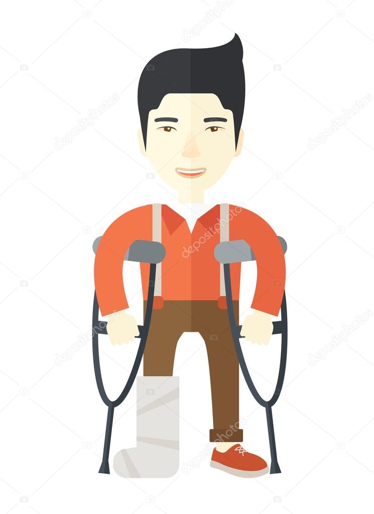 Injured man. Stock Vector by ©VisualGeneration 86594612