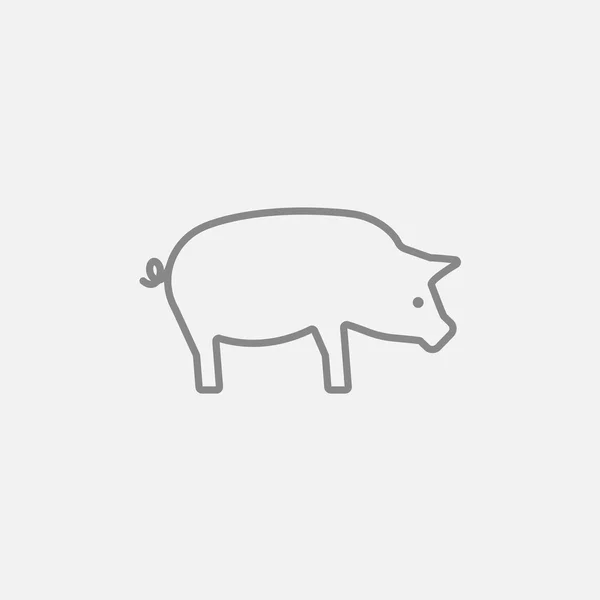 Pig head line icon. Stock Vector Image by ©VisualGeneration #97373722