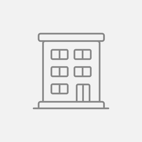 Residential building sketch icon. Stock Vector Image by ...