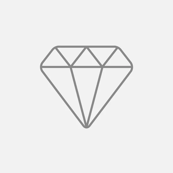 Simple Diamond Line Drawing