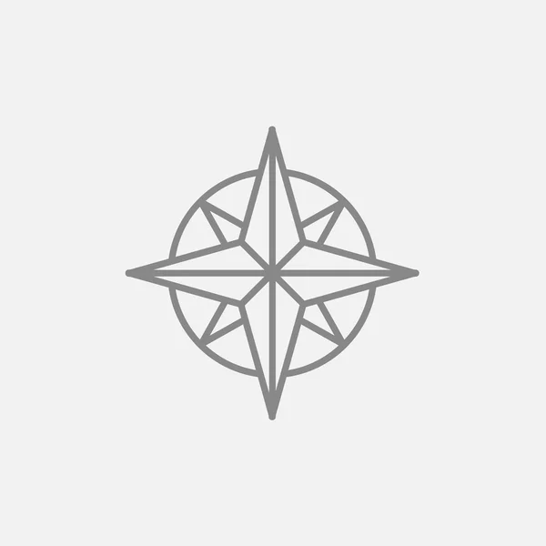 Compass rose line drawing Vector Art Stock Images | Depositphotos