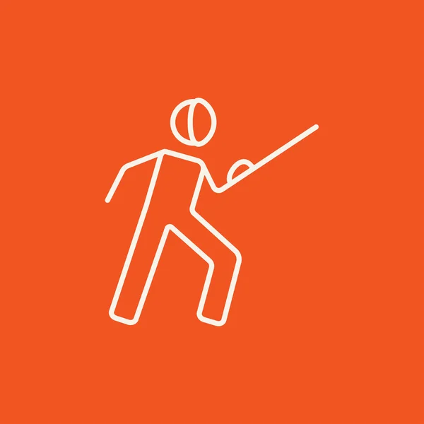 Fencing sketch icon. Stock Vector Image by ©VisualGeneration #115430986