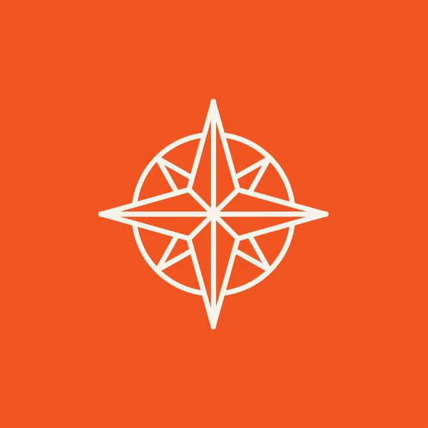 Compass rose line drawing Vector Art Stock Images | Depositphotos