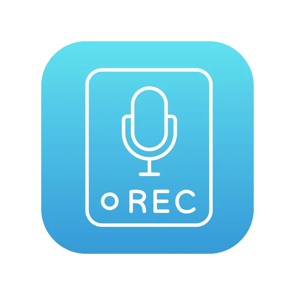 Record button line icon. Stock Vector Image by ©VisualGeneration #104497582