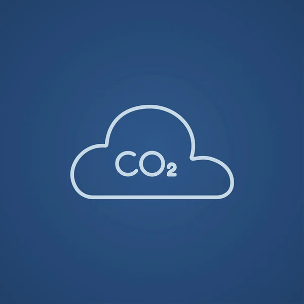 Co2 formula outline icon Vector Art Stock Images | Depositphotos