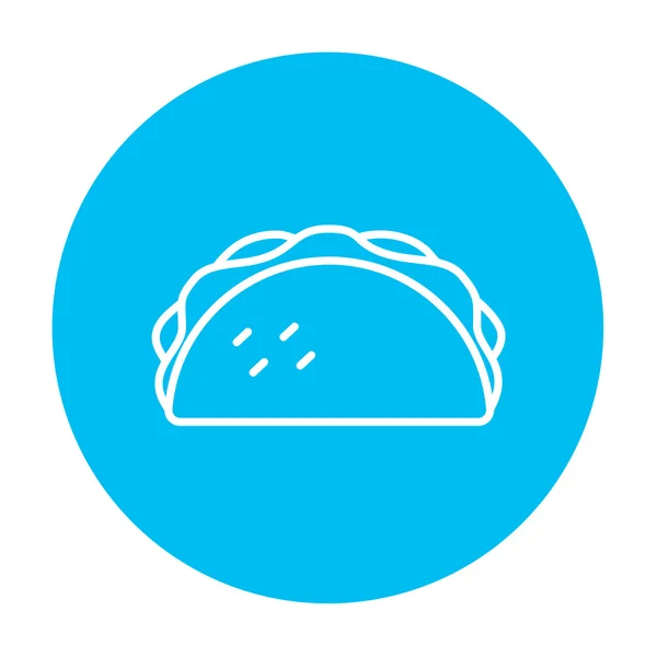 Taco line icon. Stock Vector by ©VisualGeneration 97372448