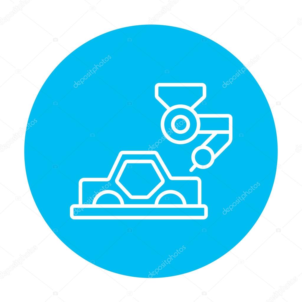 Car production line icon. Stock Vector by ©VisualGeneration 94386756