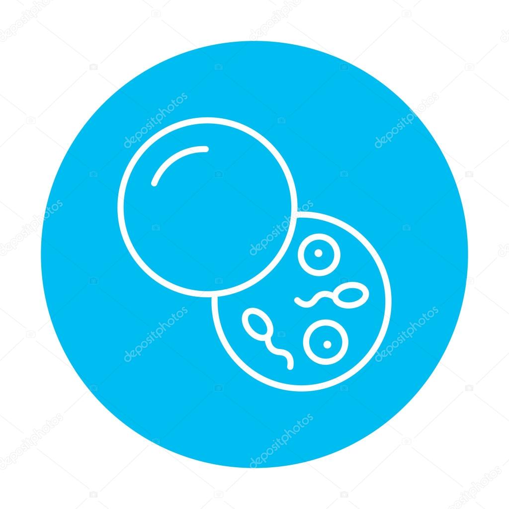 Donor sperm line icon. Stock Vector by ©VisualGeneration 94387100