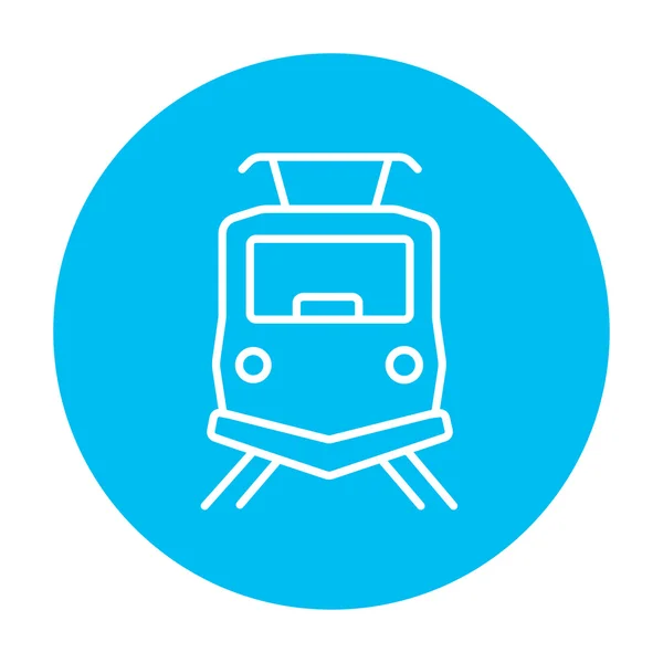 Back view of train line icon. Stock Vector Image by ©VisualGeneration ...