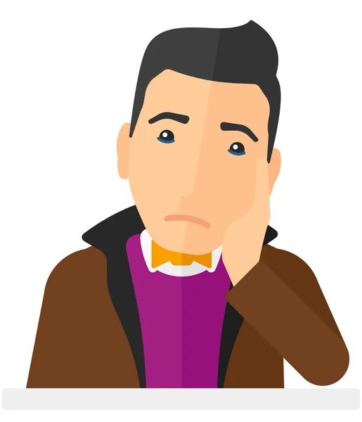 Grieving man Vector Art Stock Images | Depositphotos