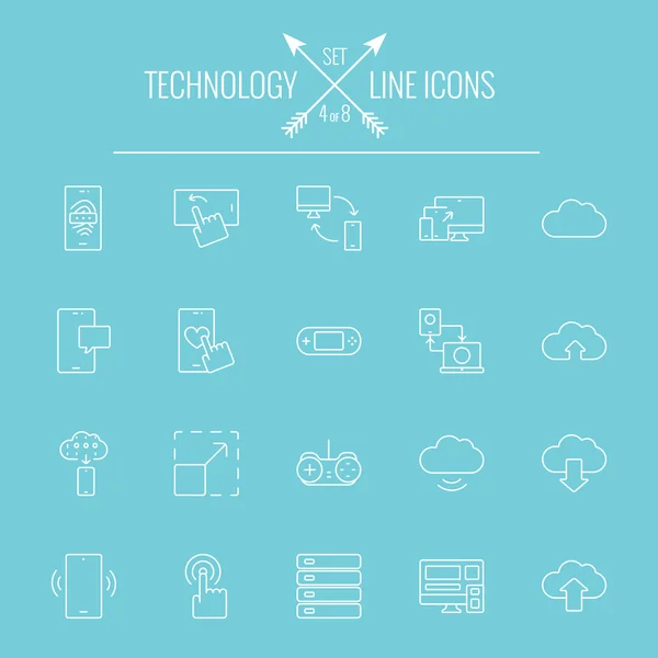 Technology icon set. Stock Vector by ©VisualGeneration 97840906