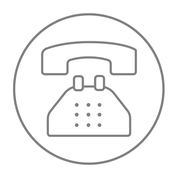 Vintage telephone hand drawn outline doodle icon. Stock Vector by ...