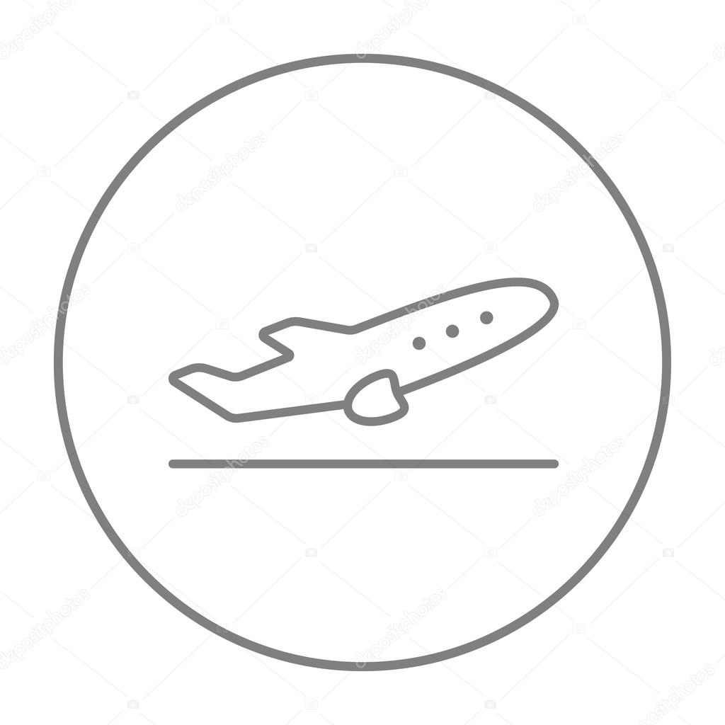 Plane Taking Off Icon