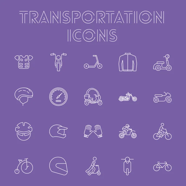 Transportation icon set. Stock Vector Image by ©VisualGeneration #96781408