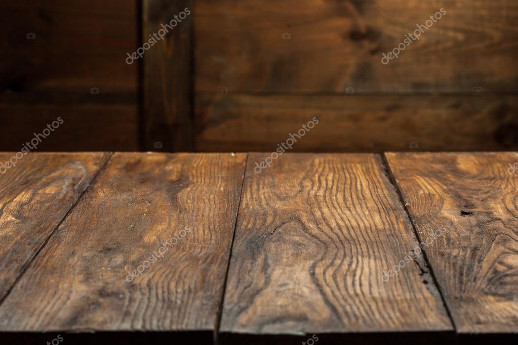 Old Wood Desk Surface