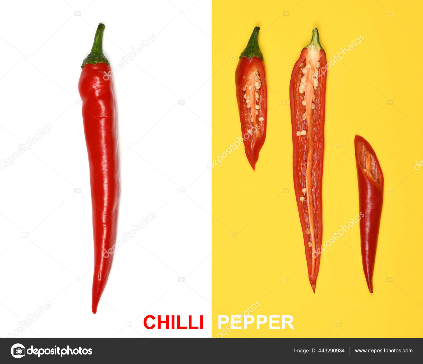 Creative Layout Made Red Chilli Peppers High Resolution Photo Full ...
