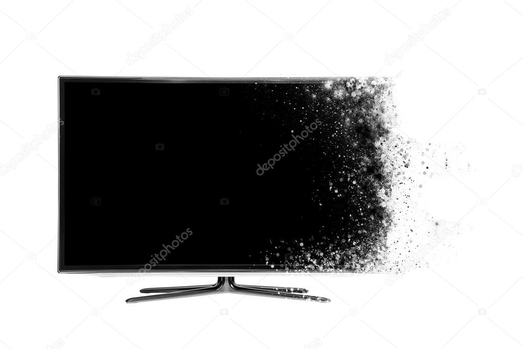 4k screen monitor disintegration Stock Photo by ©Ivantsov 99176206