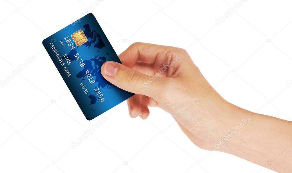 Credit Card in hand Stock Photo by ©krasyuk 83158804