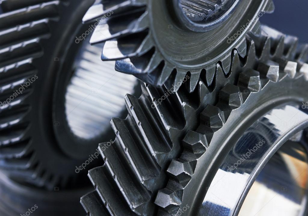 Gear metal wheels Stock Photo by ©krasyuk 86566338