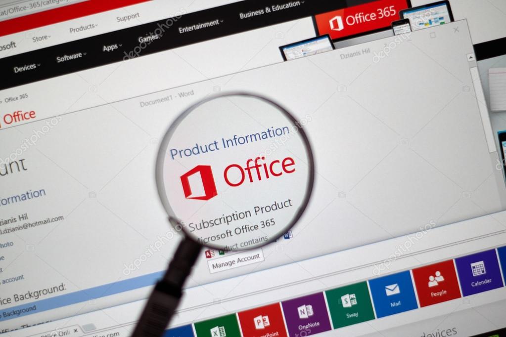 Microsoft Office Word, Excel. — Stock Photo © dennizn #100387980