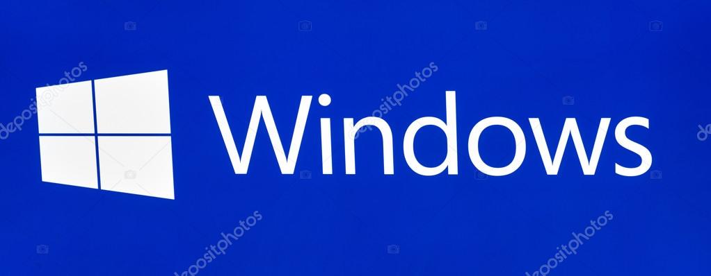 Microsoft Windows logo. – Stock Editorial Photo © dennizn #100650638