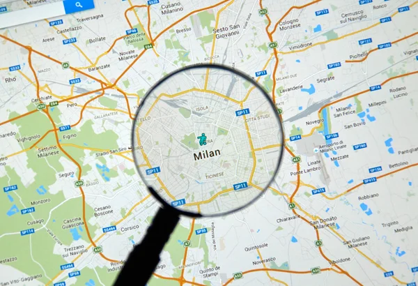 Milan map Stock Photos, Royalty Free Milan map Images | Depositphotos