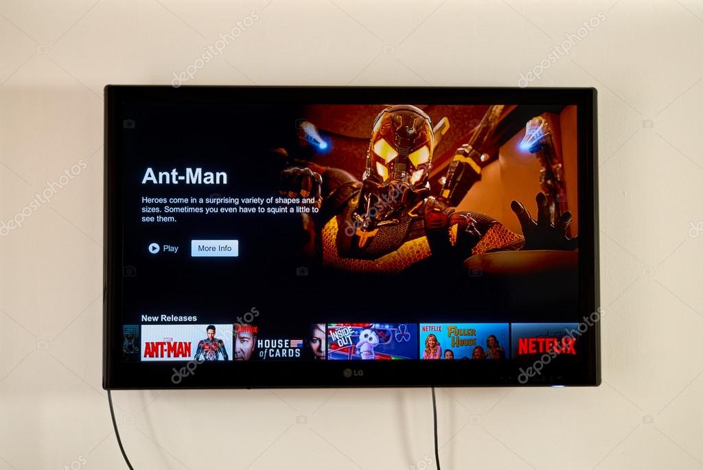 Netflix application on LG TV — Stock Editorial Photo © dennizn #105006358