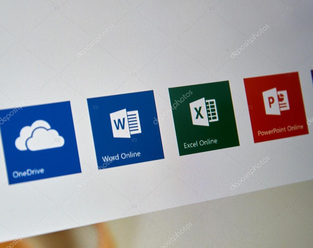 Microsoft Office Word, Excel. — Stock Editorial Photo © dennizn #99613076