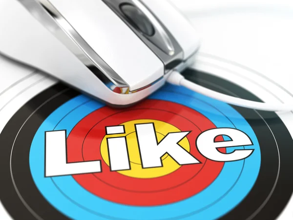 Like. Thumb up sign — Stock Photo © maxxyustas #13851830