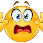 Panic emoticon — Stock Vector © yayayoyo #5013668