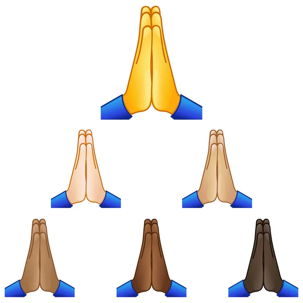 Emoji Betende Hände 🙏🏻 Folded Hands: Light Skin Tone Emoji