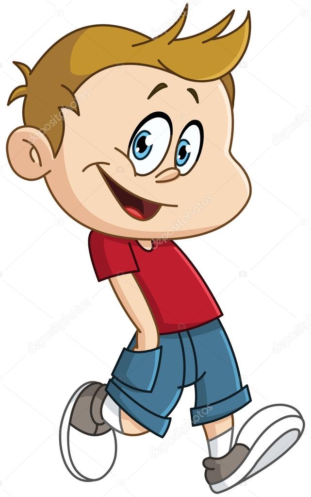 Children Walking Clipart