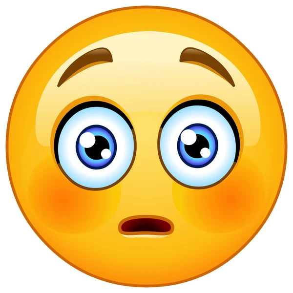 Beschaamd emoticon Stockvectors, rechtenvrije Beschaamd emoticon ...