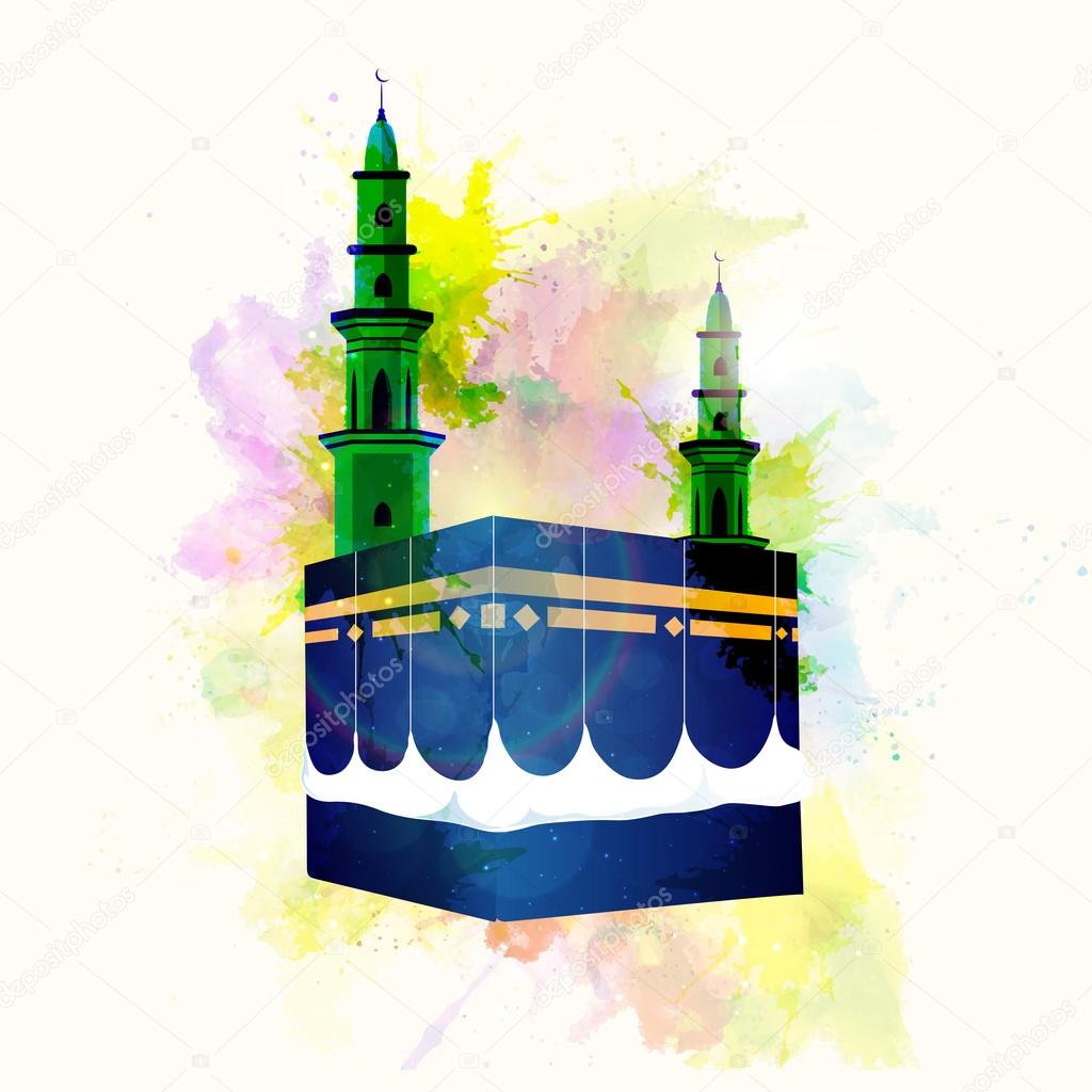 Illustration of Kaaba, Mekkah. Stock Illustration by ©alliesinteract ...