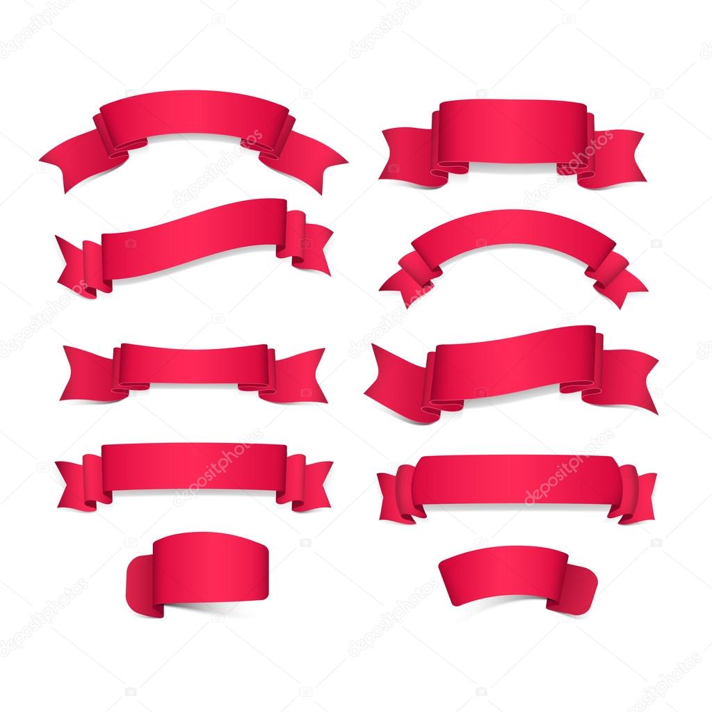Set of Glossy Blank Ribbons. Stock Vector Image by ©alliesinteract ...