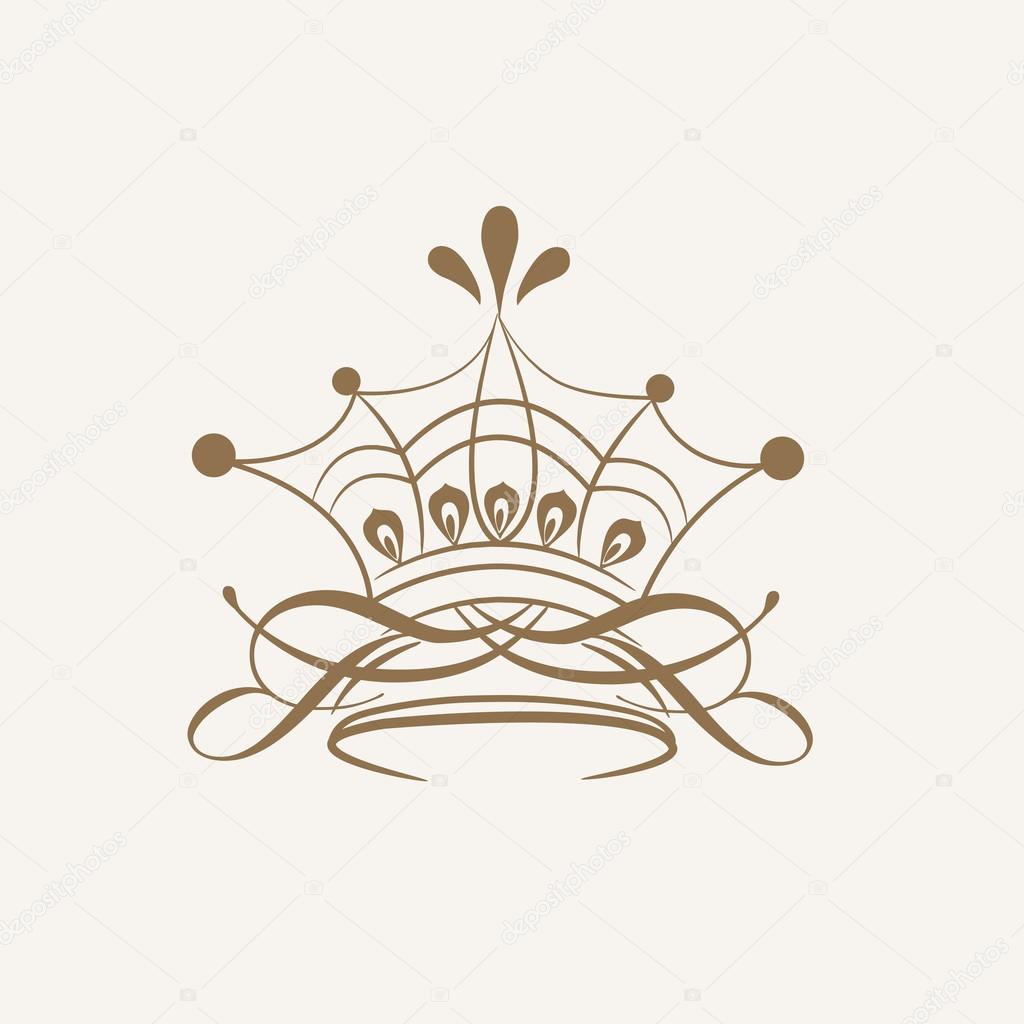 Creative stylish crown design. Stock Vector Image by ©alliesinteract ...