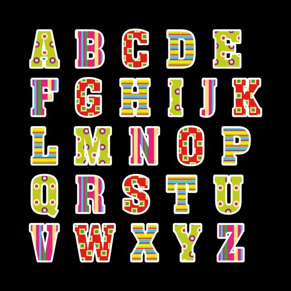 Concept of colorful capital letters. Stock Vector Image by ...