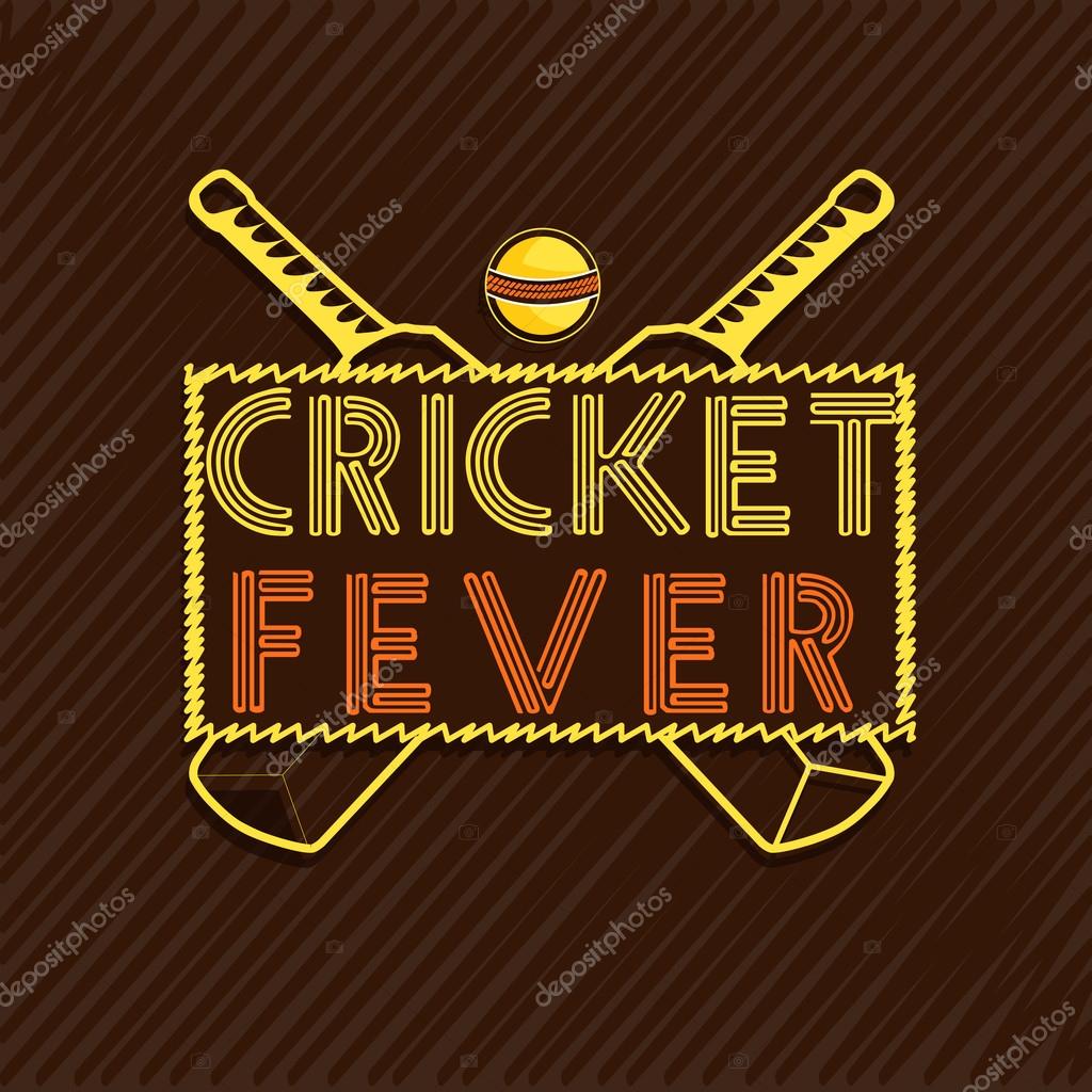 Stylish text for Cricket sports concept. Stock Vector Image by ...