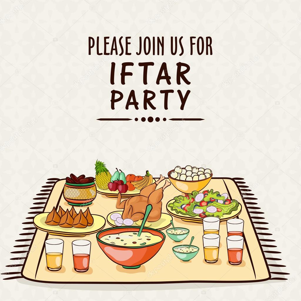 Ramadan Kareem Iftar party celebration. Stock Vector by ©alliesinteract ...