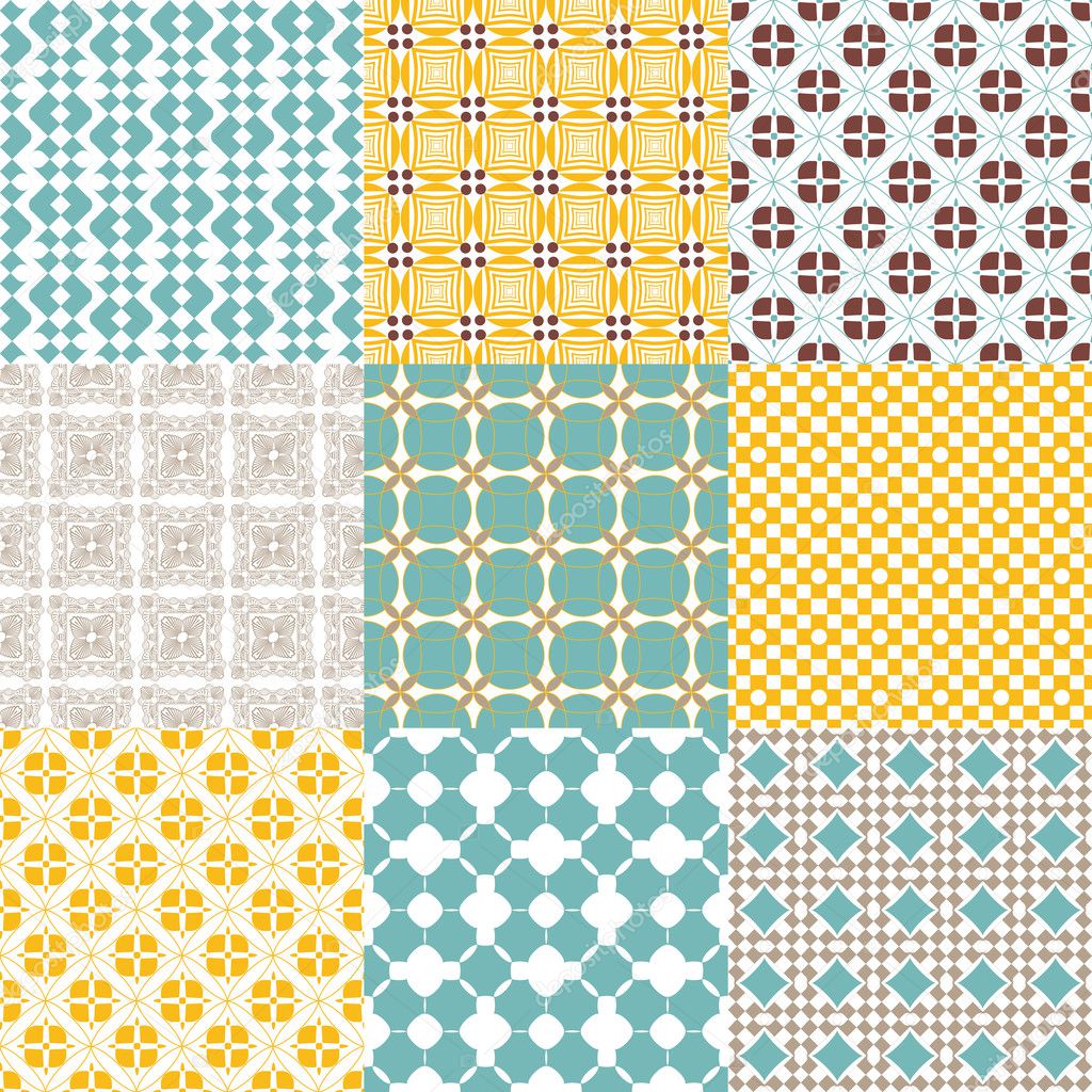 Collection of beautiful patterns. Stock Vector by ©alliesinteract 70233633
