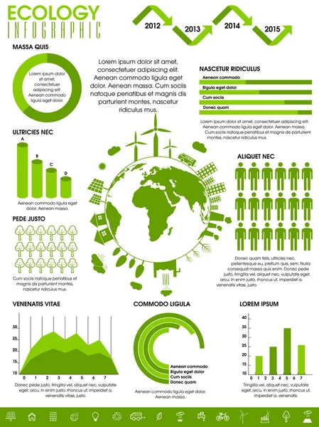 Set of ecology infographic elements. Stock Vector Image by ...