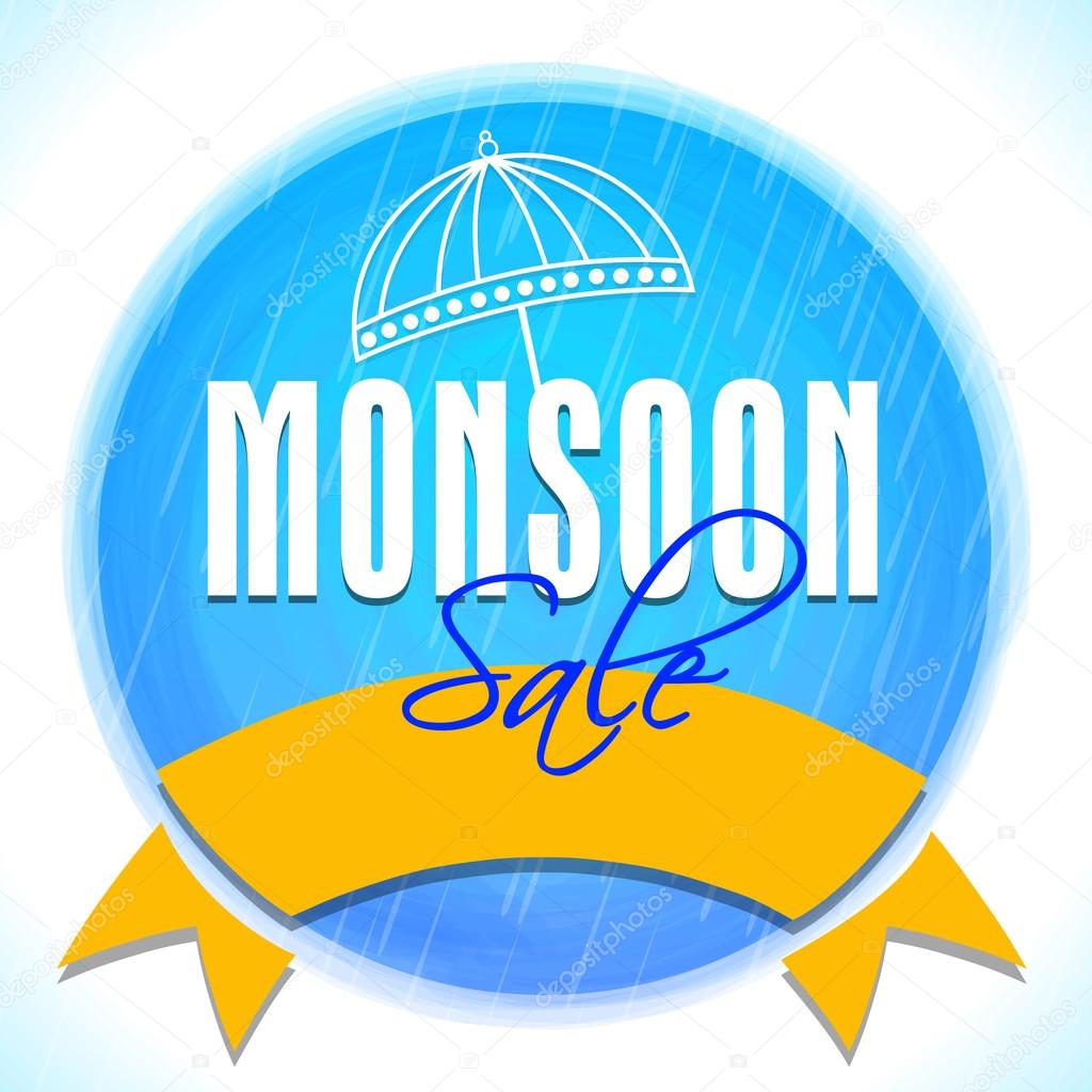 Sticky design for Monsoon Sale. — Stock Vector © alliesinteract #78039104