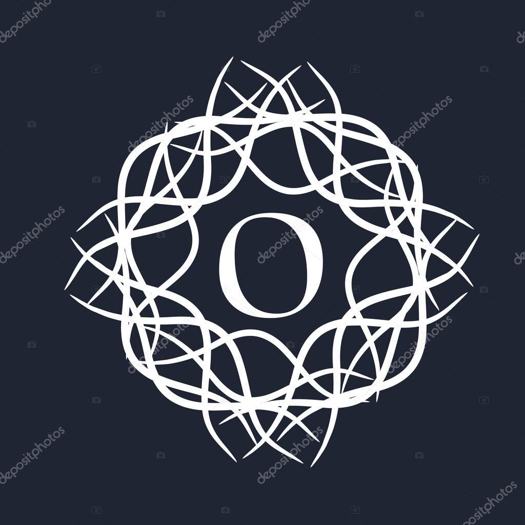 Premium monogram with English Alphabet O. Stock Vector by ...