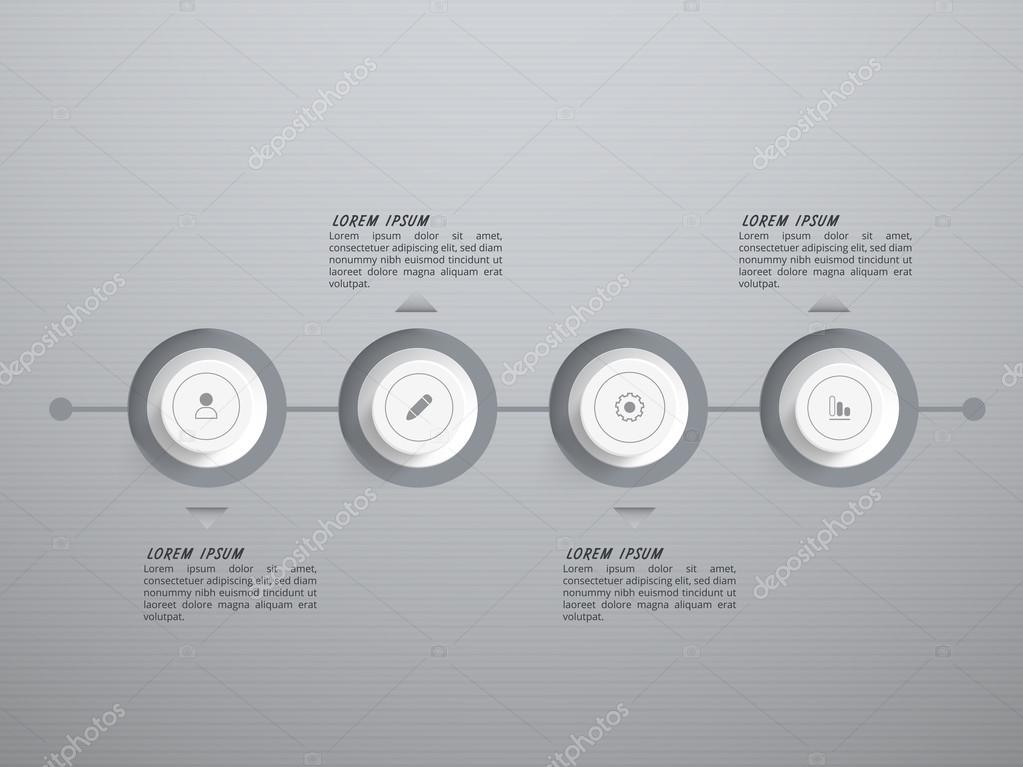 Business infographic elements with web symbols. Stock Vector by ...